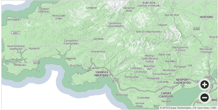 Which mobile network has the best coverage in South Wales